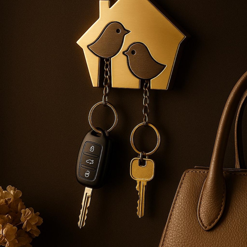 Modern Key Rack - Etsy