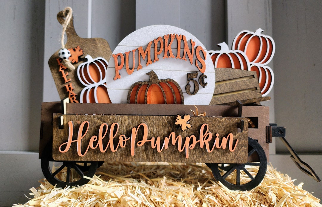 Cozy Fall Vibes: Interchangeable Shelf Sitter Inserts for Autumn Home ...