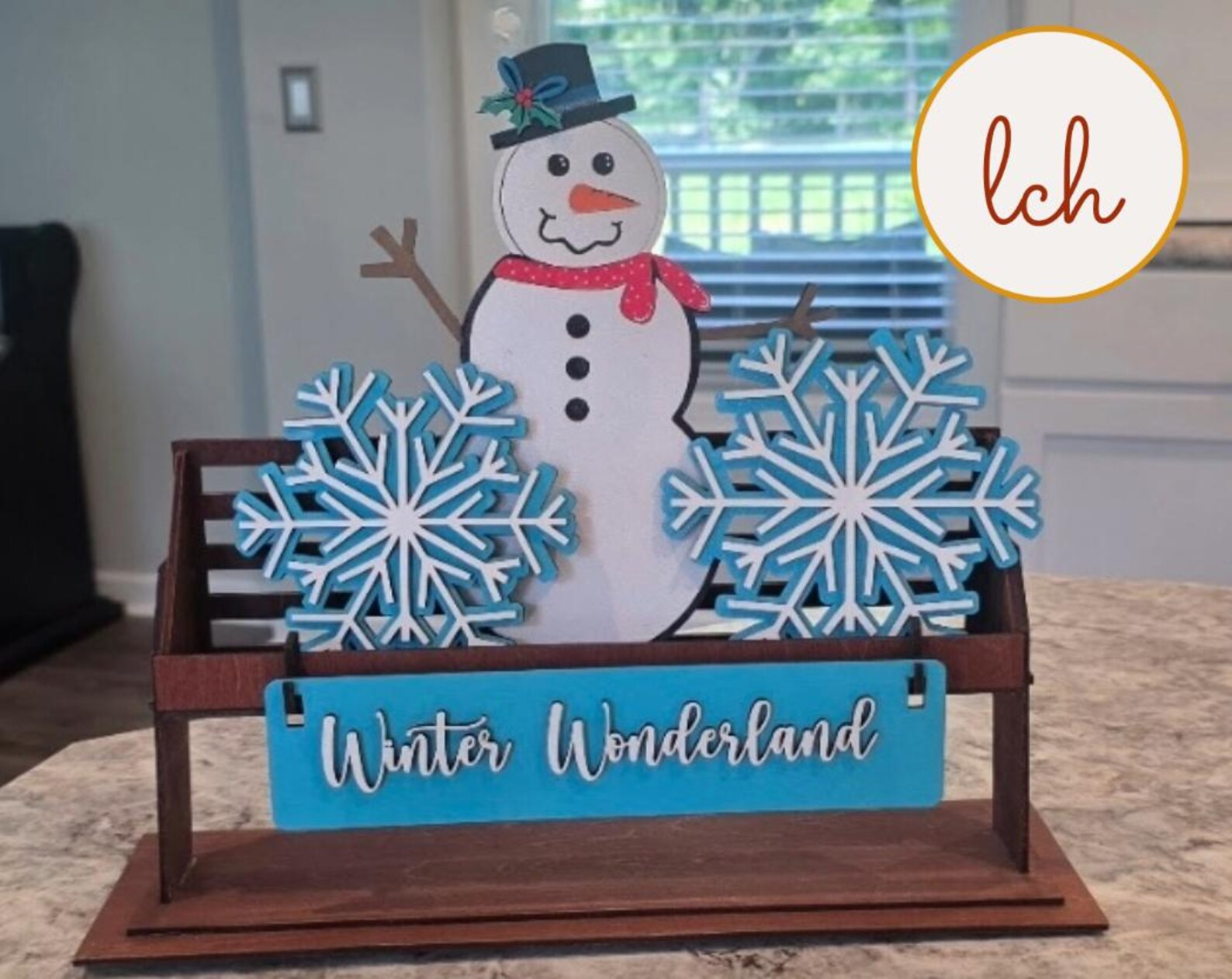 Winter Wonderland Snowman Laser Cut Insert for Wagon & Shelf Sitter ...