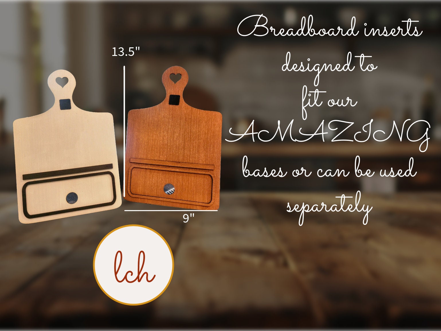 Interchangeable Wooden Breadboard Stands - Laser Cut, Hand Painted ...