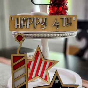 Patriotic Shelf Sitter Insert: Celebrate 4th of July in Style! (insert ...