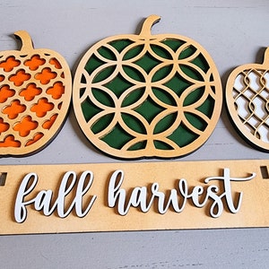 Cozy Fall Vibes: Interchangeable Shelf Sitter Inserts for Autumn Home ...