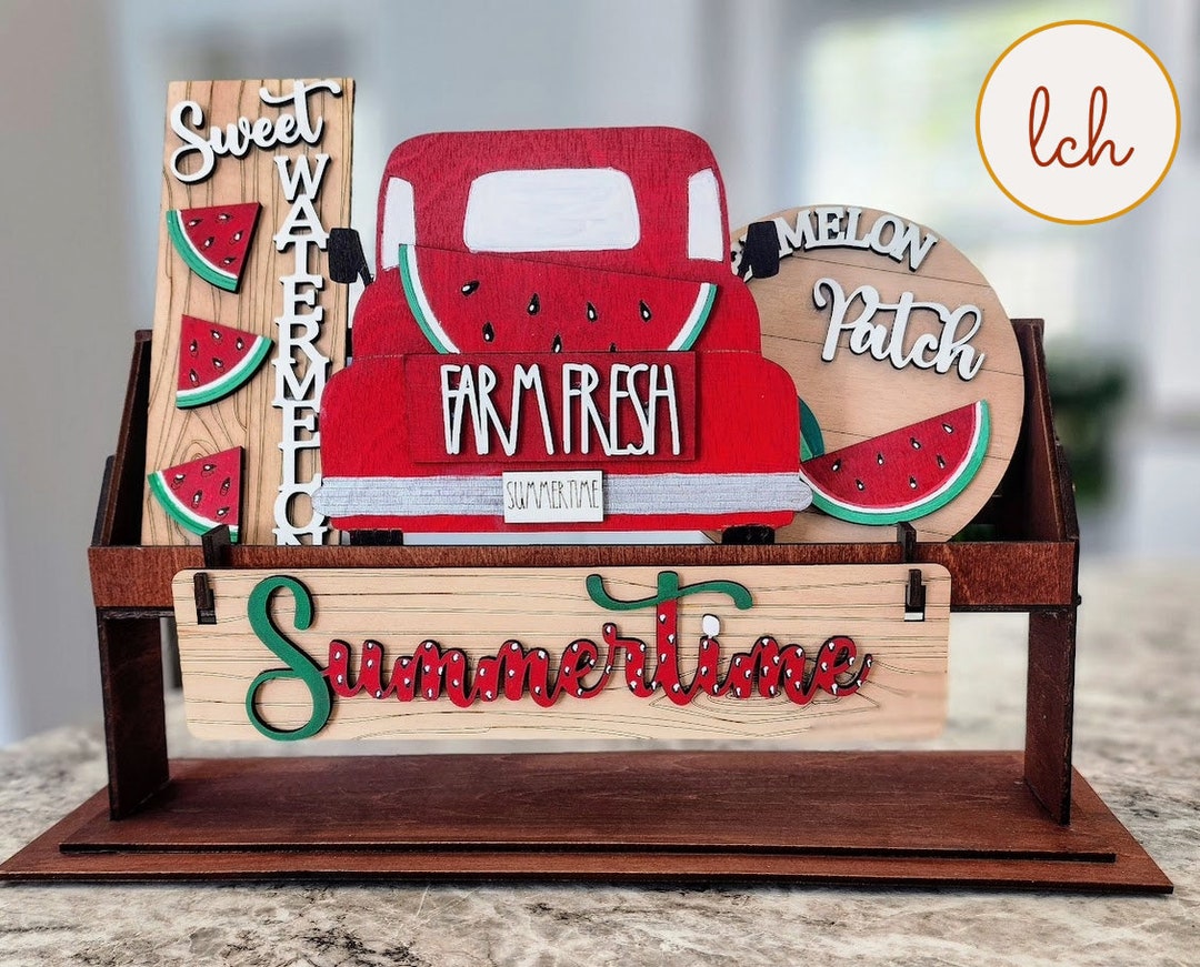 Sweet Summer Vibes: Watermelon Shelf Sitter Insert for a Refreshing ...