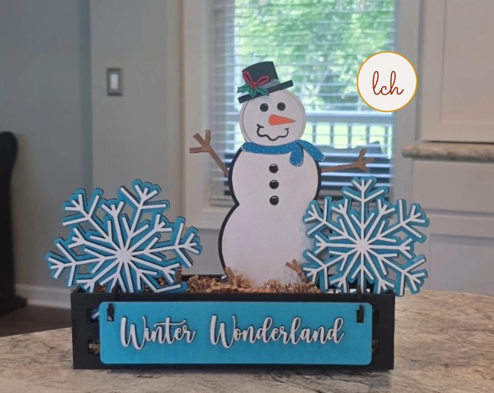 Winter Wonderland Snowman Laser Cut Insert for Wagon & Shelf Sitter ...