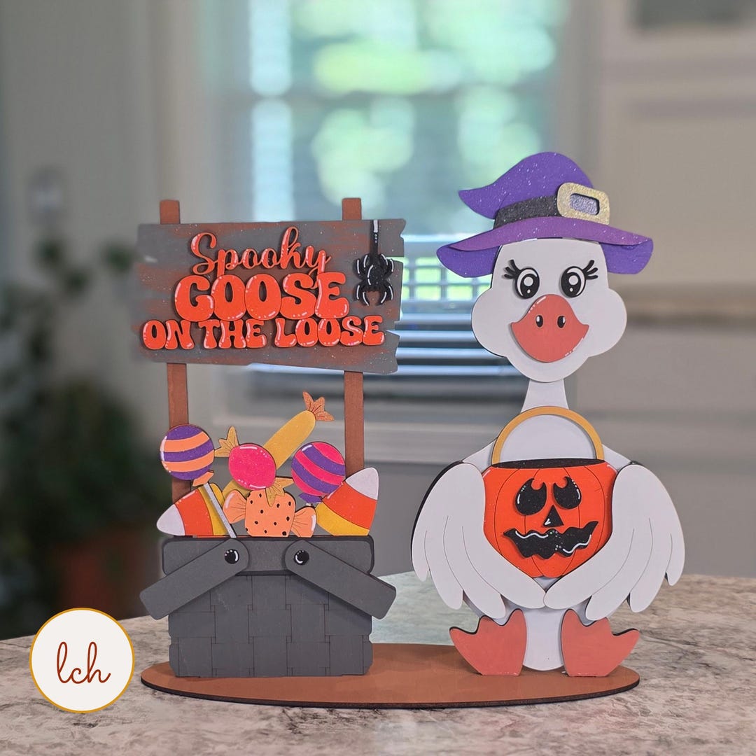 Spooky Goose Outfit | Mini Halloween Ghost Costume for Interchangeable ...