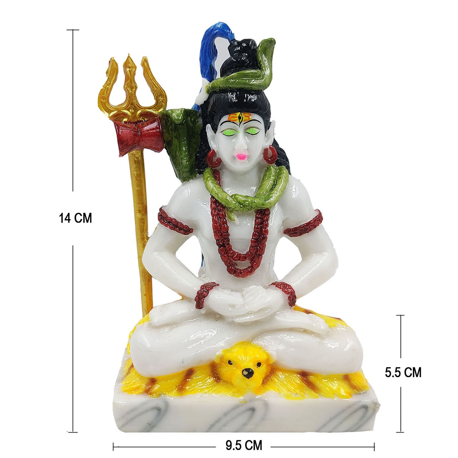 Handmade Marble Shiva Mahadev Statue Idol Showpiece Shiva Shivji ...