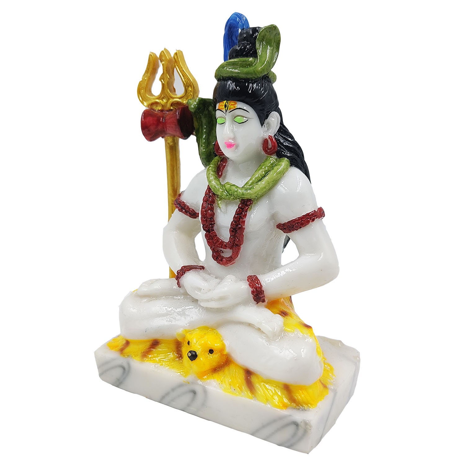 Handmade Marble Shiva Mahadev Statue Idol Showpiece Shiva Shivji ...