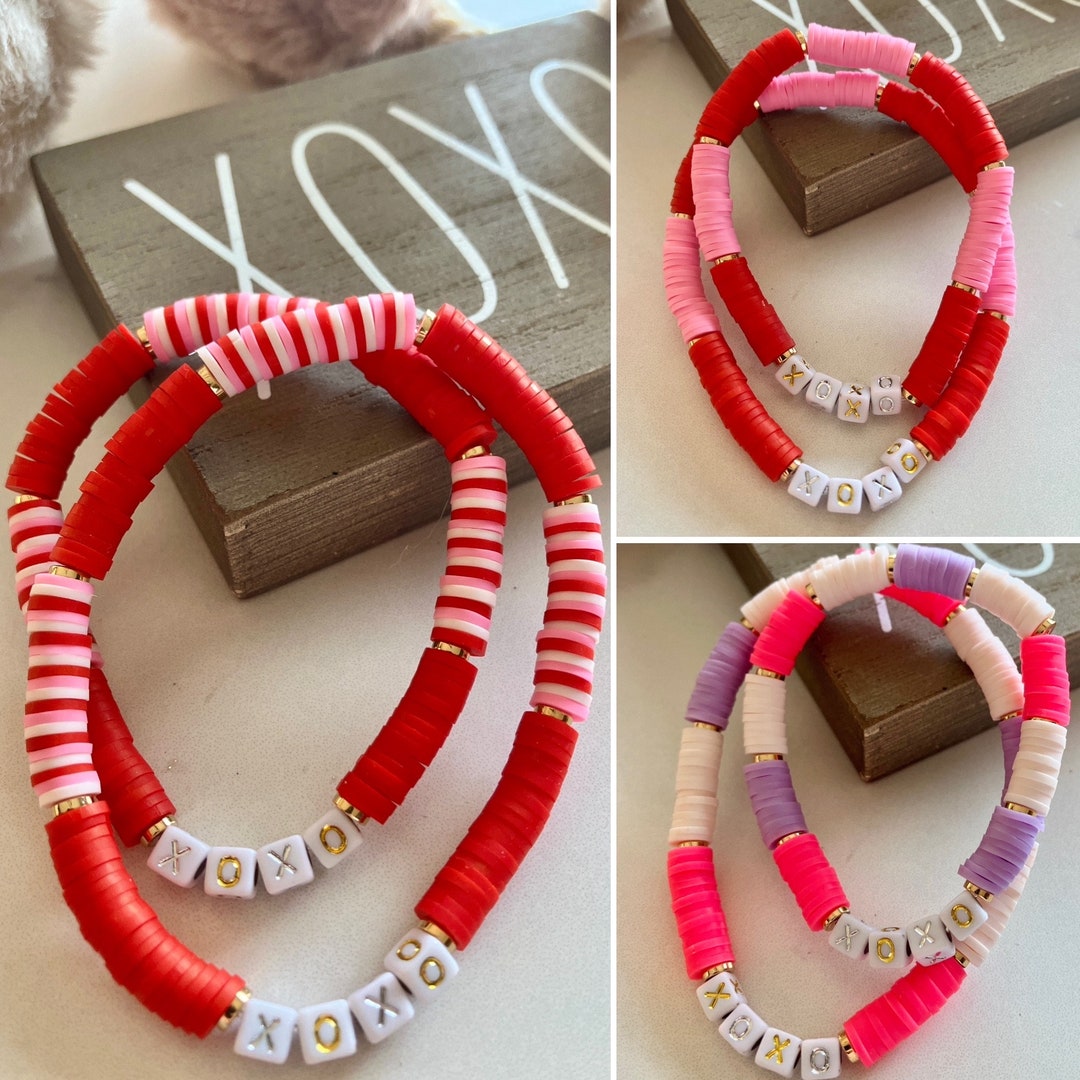 Custom Valentine’s Bracelet, Xoxo Bracelets, Mama Mini Bracelets ...