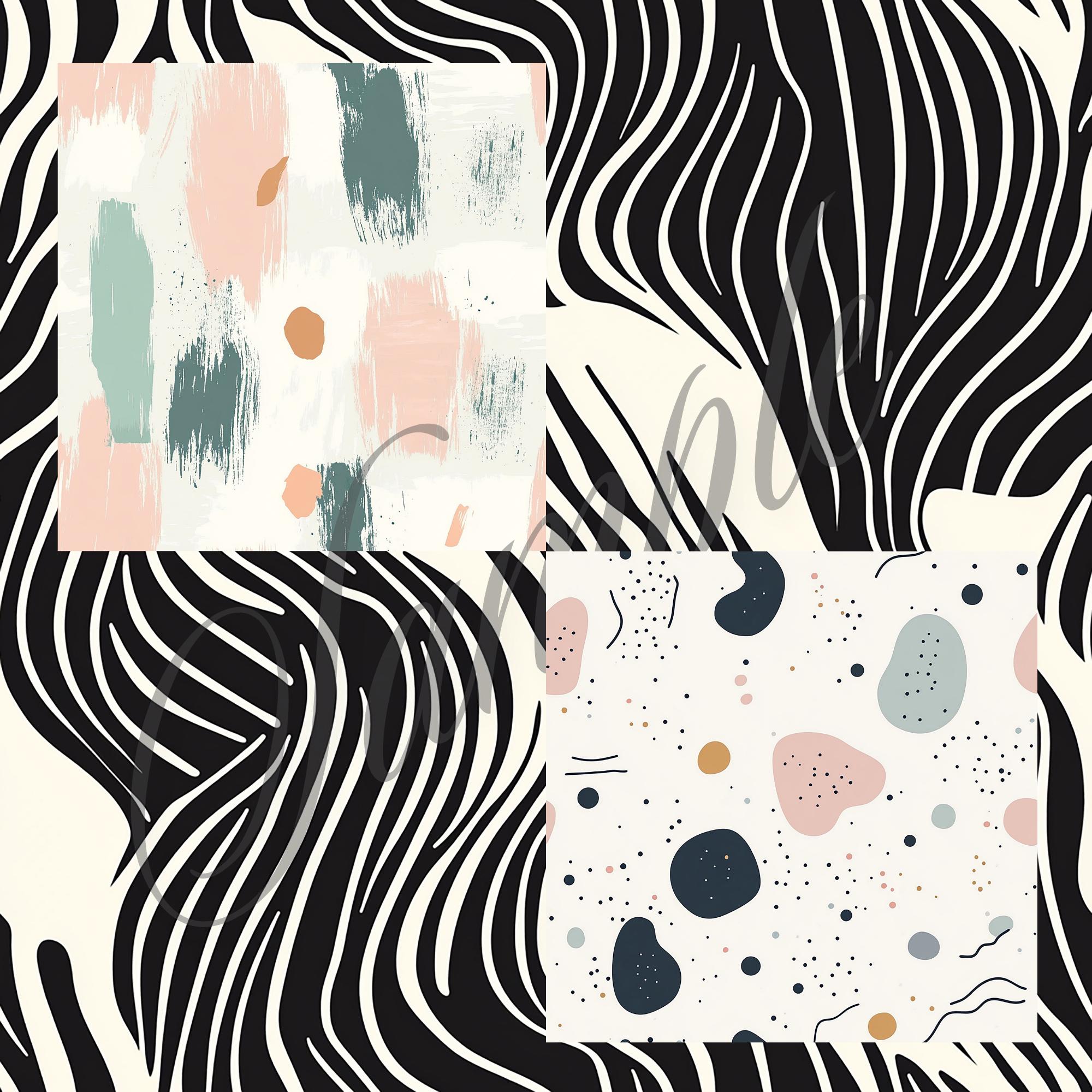 Minimalist Abstract Digital Paper for Modern Crafting and Design - Etsy