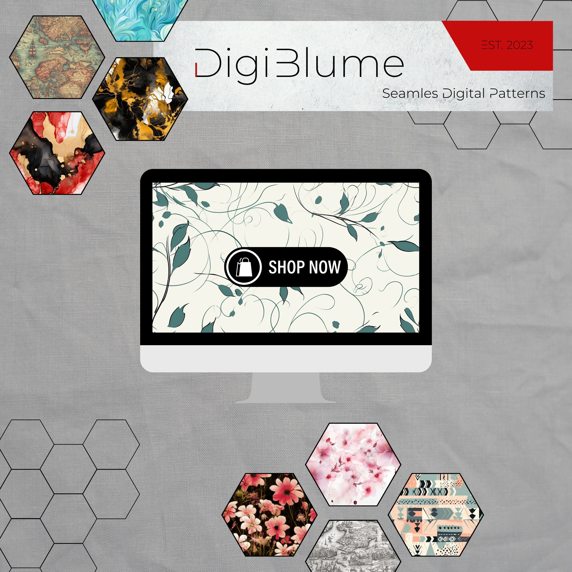 Vintage Light Blue Wallpaper French Styled Scrapbook Digital Paper ...