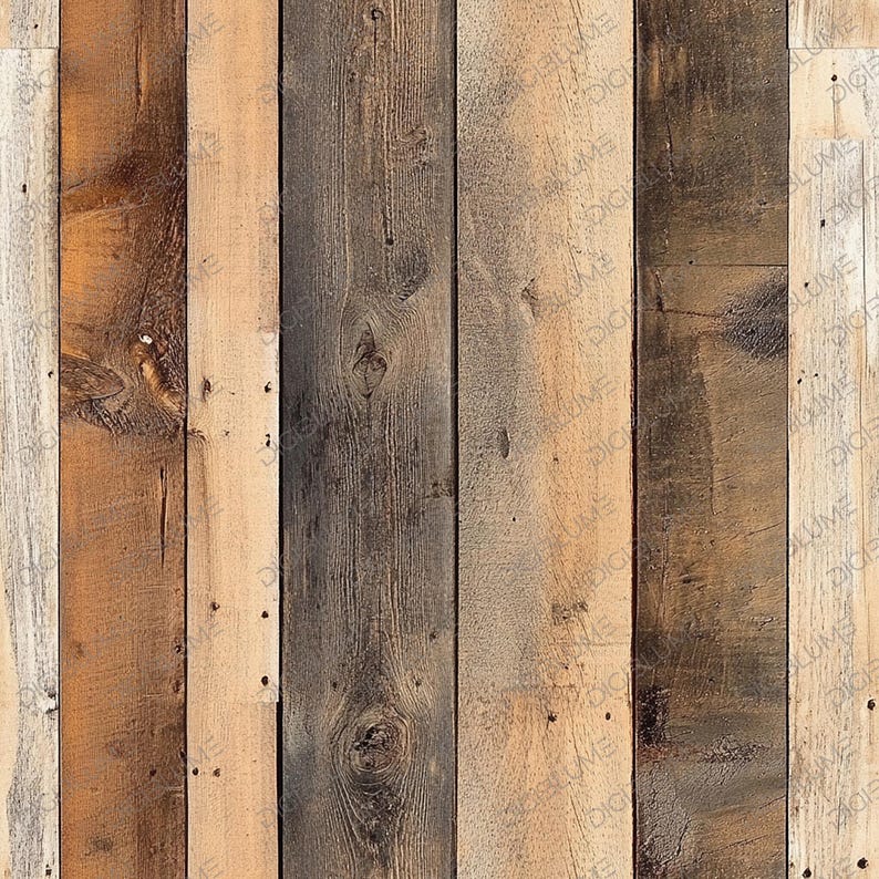 Rustic Wood Textures Seamless Pattern for Natural Designs and Vintage ...