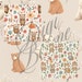 Cute Baby Bears on Light Grey Background Nursery Decor 20 Pack - Etsy