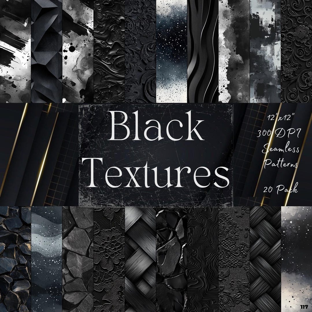 Black Watercolor Texture Seamless Pattern for Modern Design - Etsy