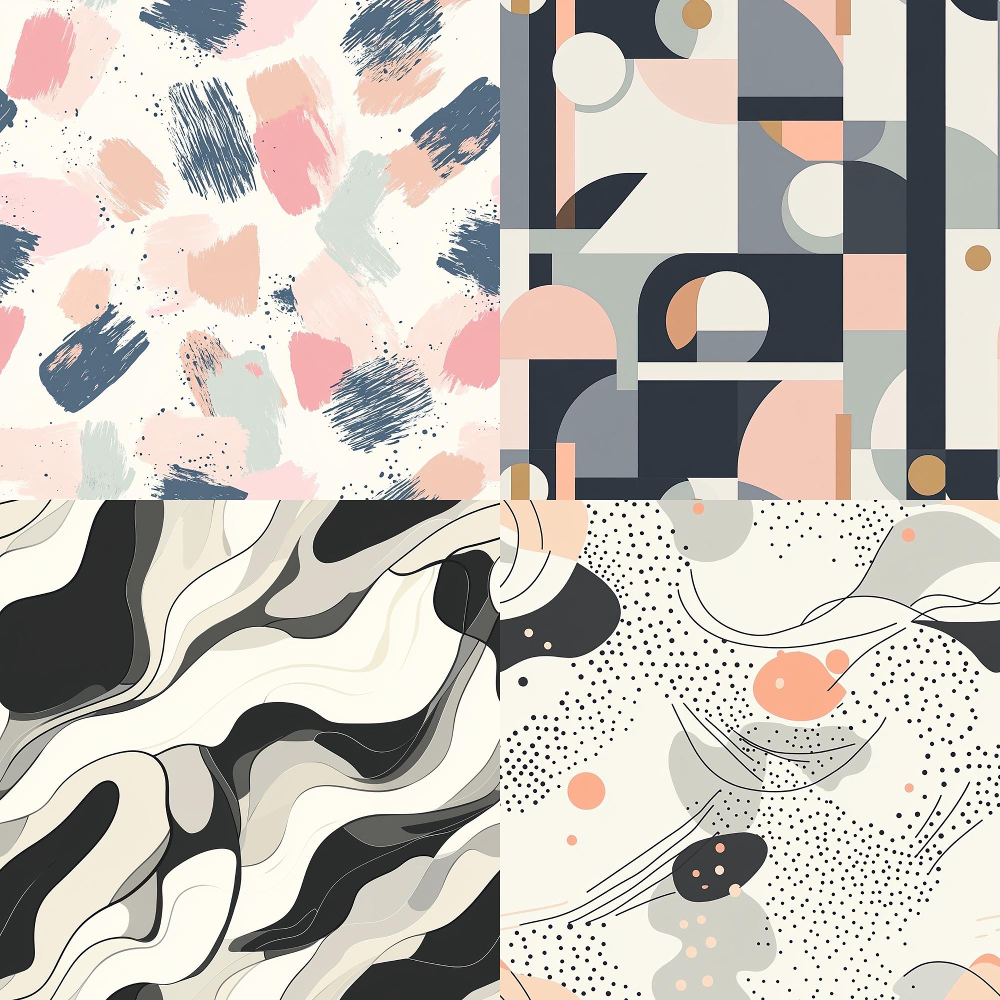 Minimalist Abstract Digital Paper for Modern Crafting and Design - Etsy