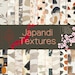 Seamless Japandi Style Digital Paper Minimalist Wabi-sabi Textures for ...