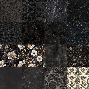 Vintage Black Lace Pattern Seamless Design for Classic Elegance - Etsy