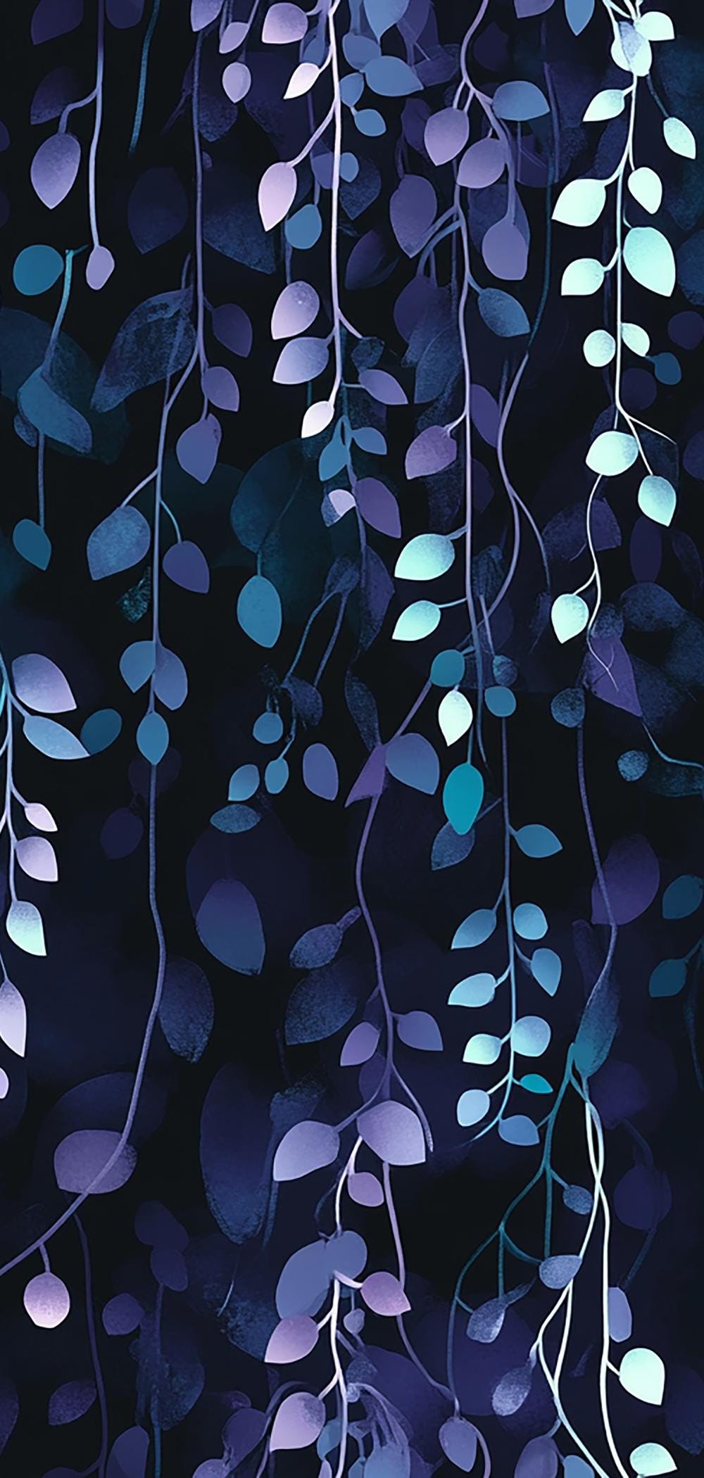Nightshade Floral Plant Seamless Pattern for Dark Elegant Crafts and ...