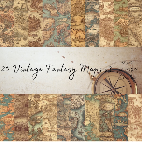 Old Hand Drawn Maps - Etsy