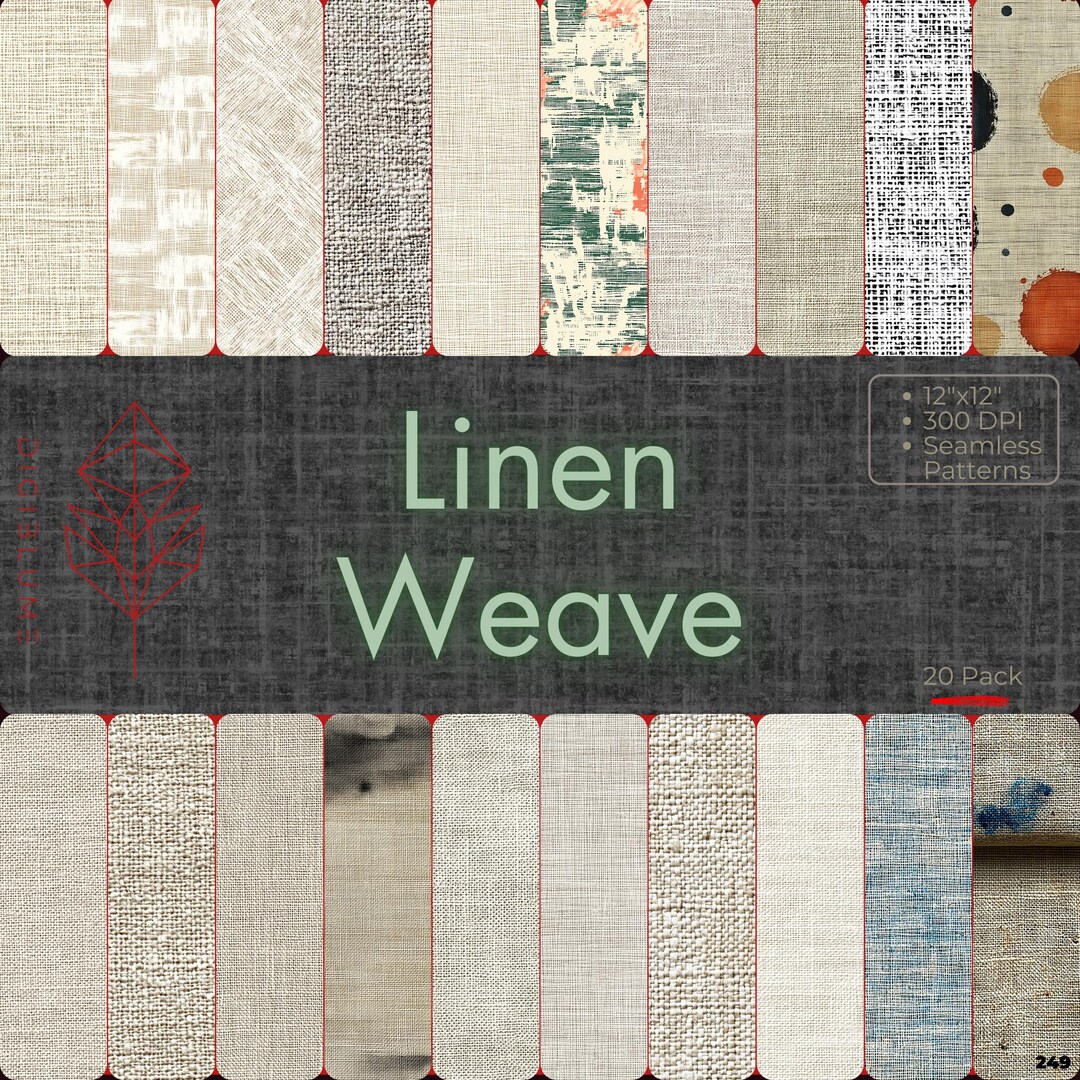 Minimalist Linen Texture Seamless Pattern Neutral Organic Fabric ...