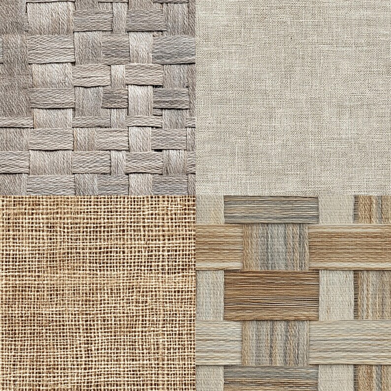 Detailed Burlap Texture Designs for Natural Scrapbooking Backgrounds ...