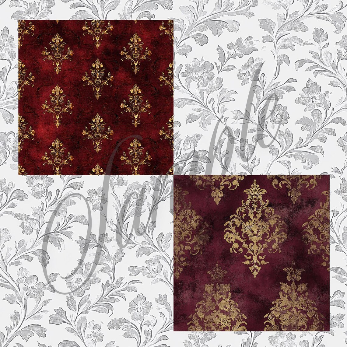 Victorian Vintage Paper Texture Seamless Design for Creative Crafts - Etsy