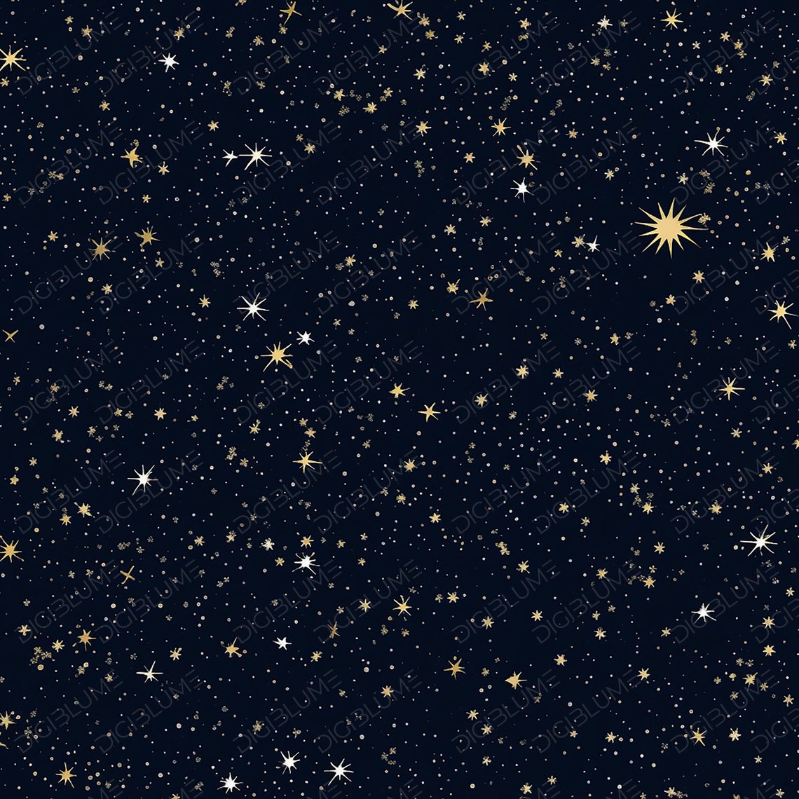 Galaxy Night Sky Scrapbook Digital Astronomy Themed Printable Starry ...