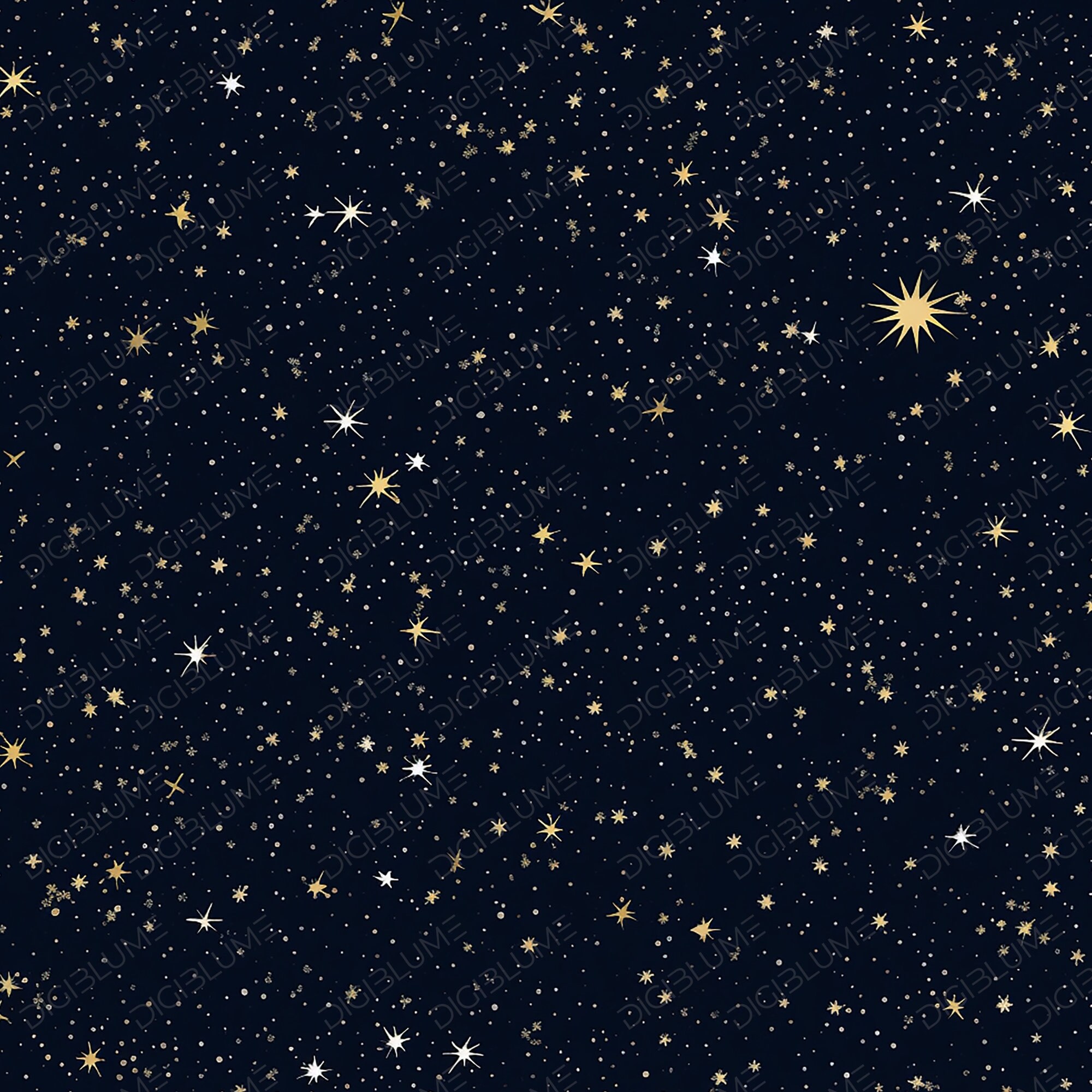 Galaxy Night Sky Scrapbook Digital Astronomy Themed Printable Starry ...