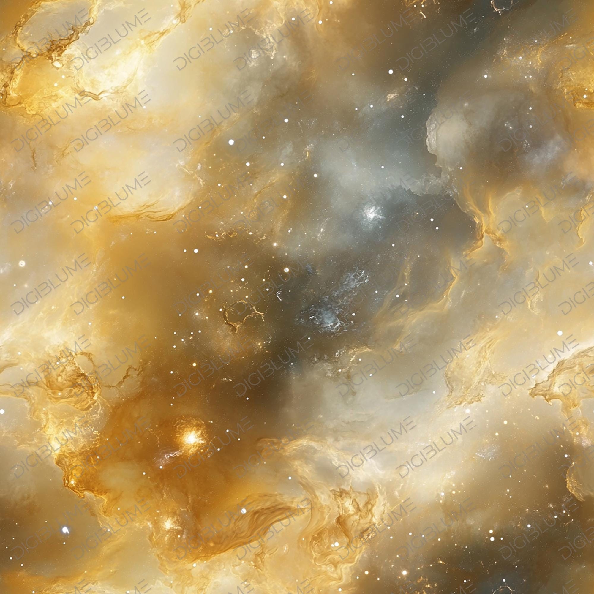 Watercolor Galaxy Seamless Patterns – Celestial Nebula Backgrounds for ...