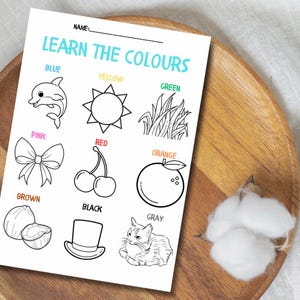 Fun & Easy Kids Coloring Pages Printable – Instant Download – Creative ...