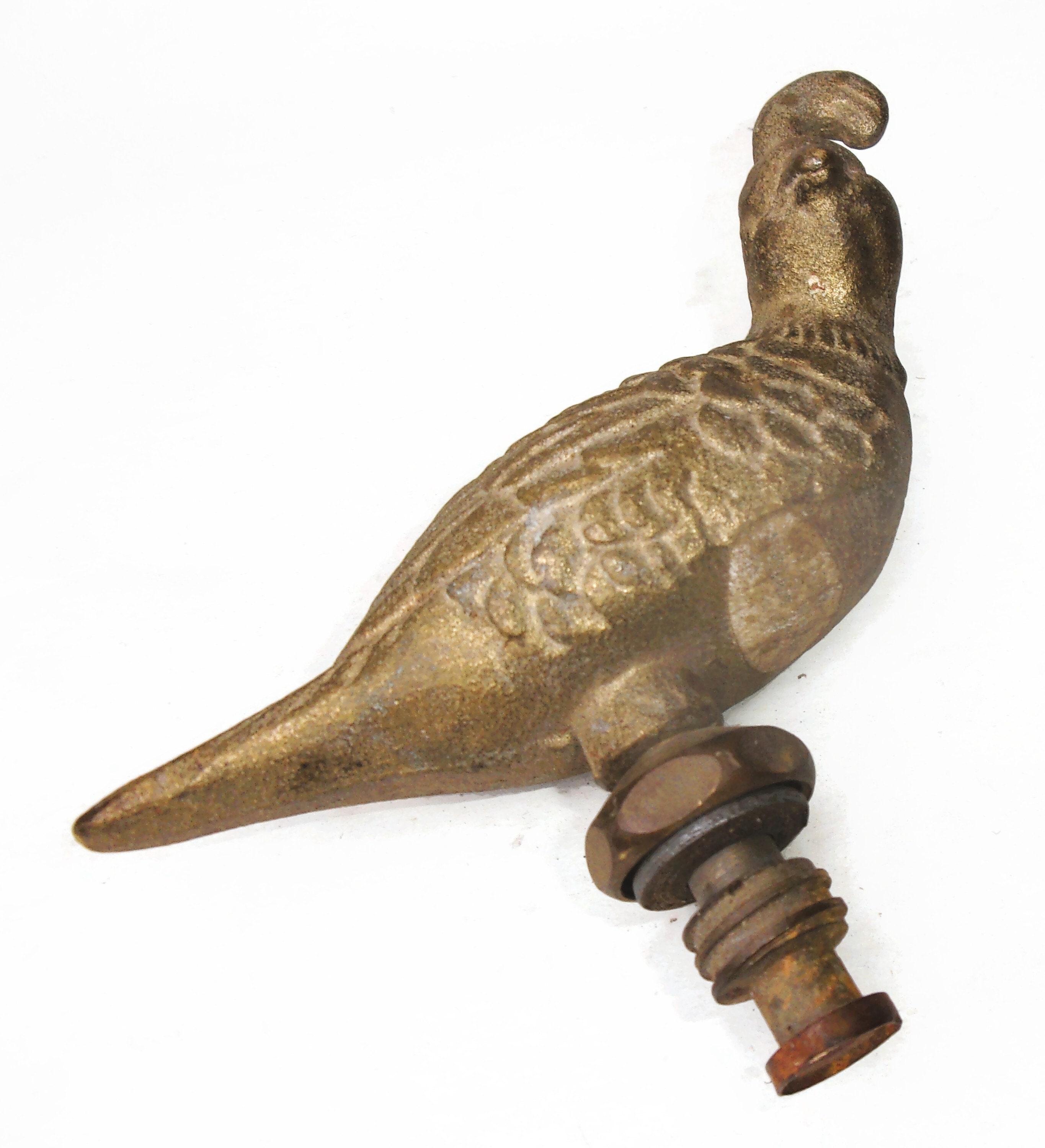 Antique Vintage Collectible Heavy Solid Brass Bird Faucet Spigot Handle ...