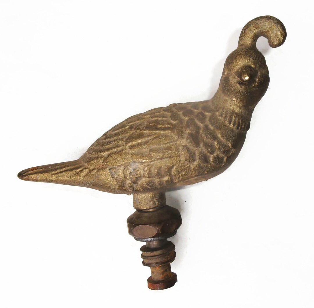 Antique Vintage Collectible Heavy Solid Brass Bird Faucet Spigot Handle ...