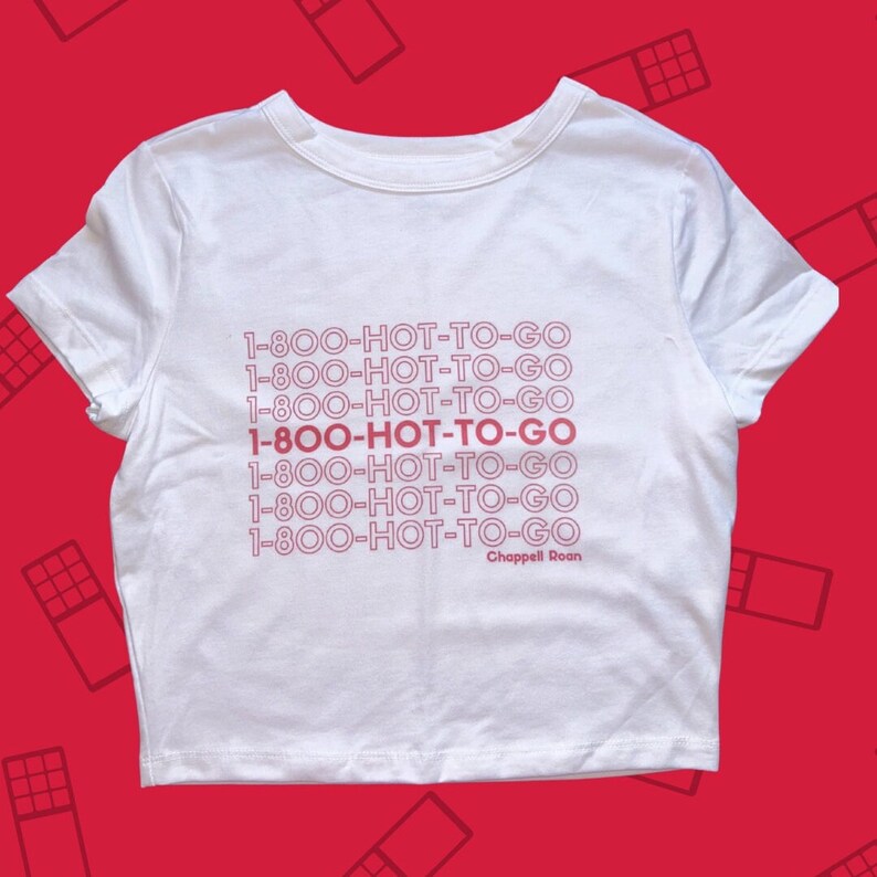 HOT TO GO Cropped Baby Tee Style Tshirt - Etsy