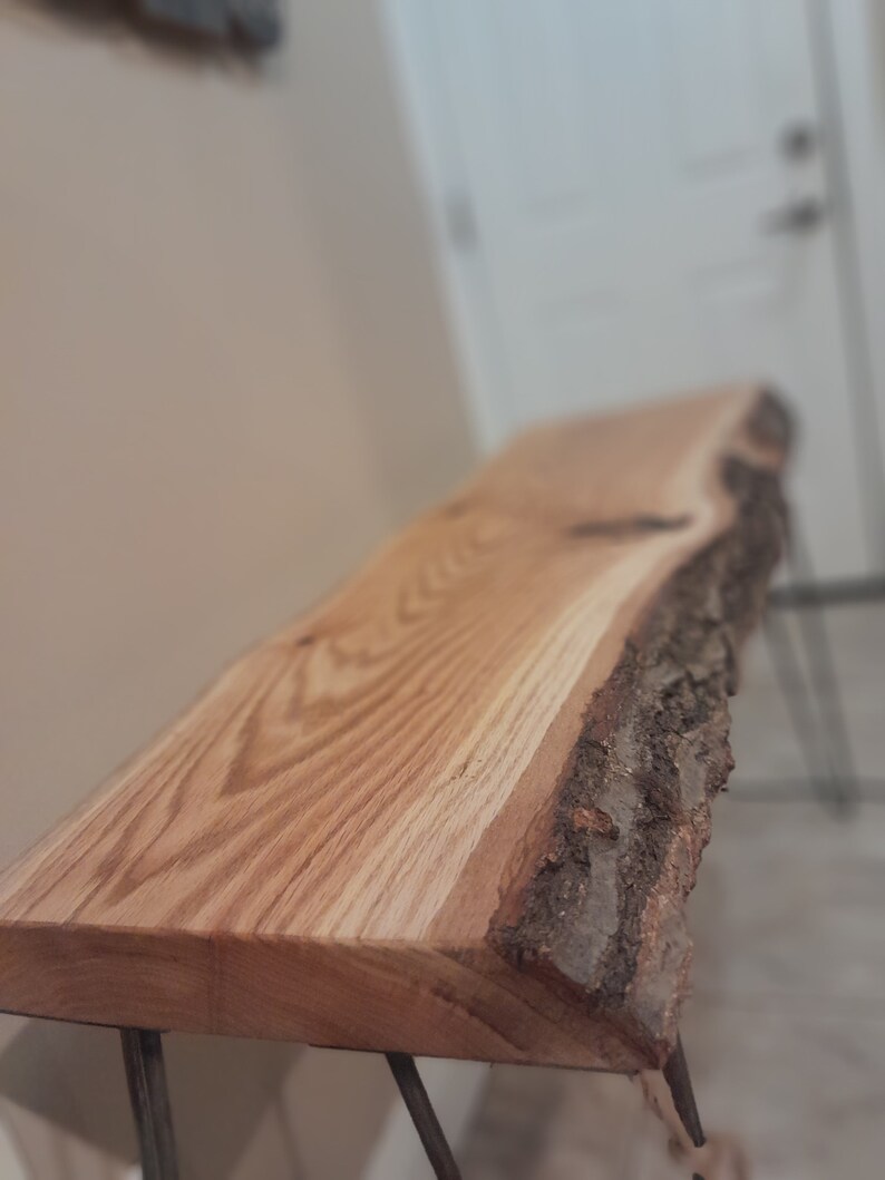 Live Edge White Oak High Top - Etsy