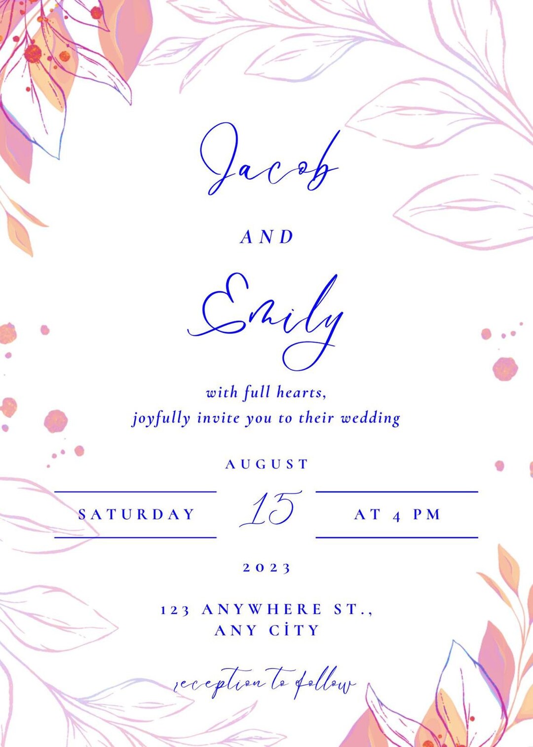 Cute Wedding Invitation - Etsy