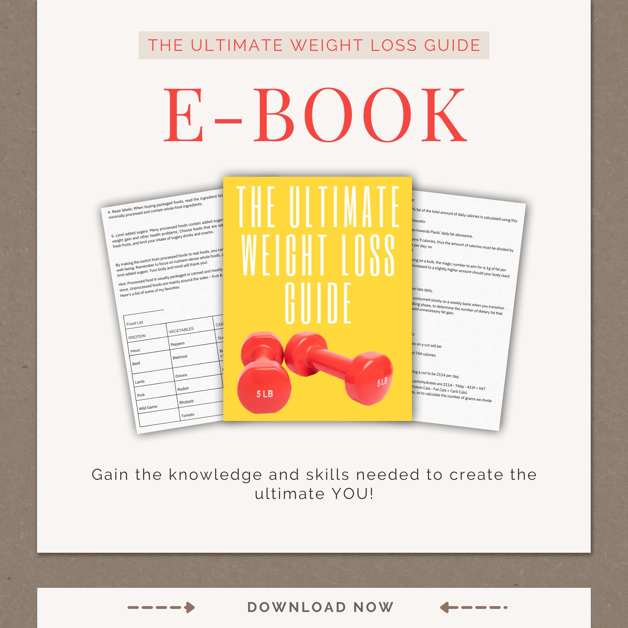 The Ultimate Weight Loss Guide - Etsy