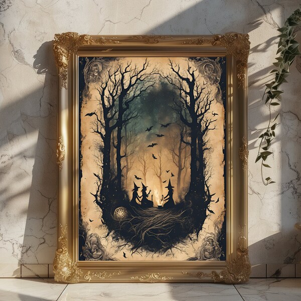 Forest Witch Art - Etsy