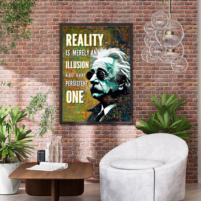 Albert Einstein Quote Poster, Einstein Large Poster, Einstein Quotes ...
