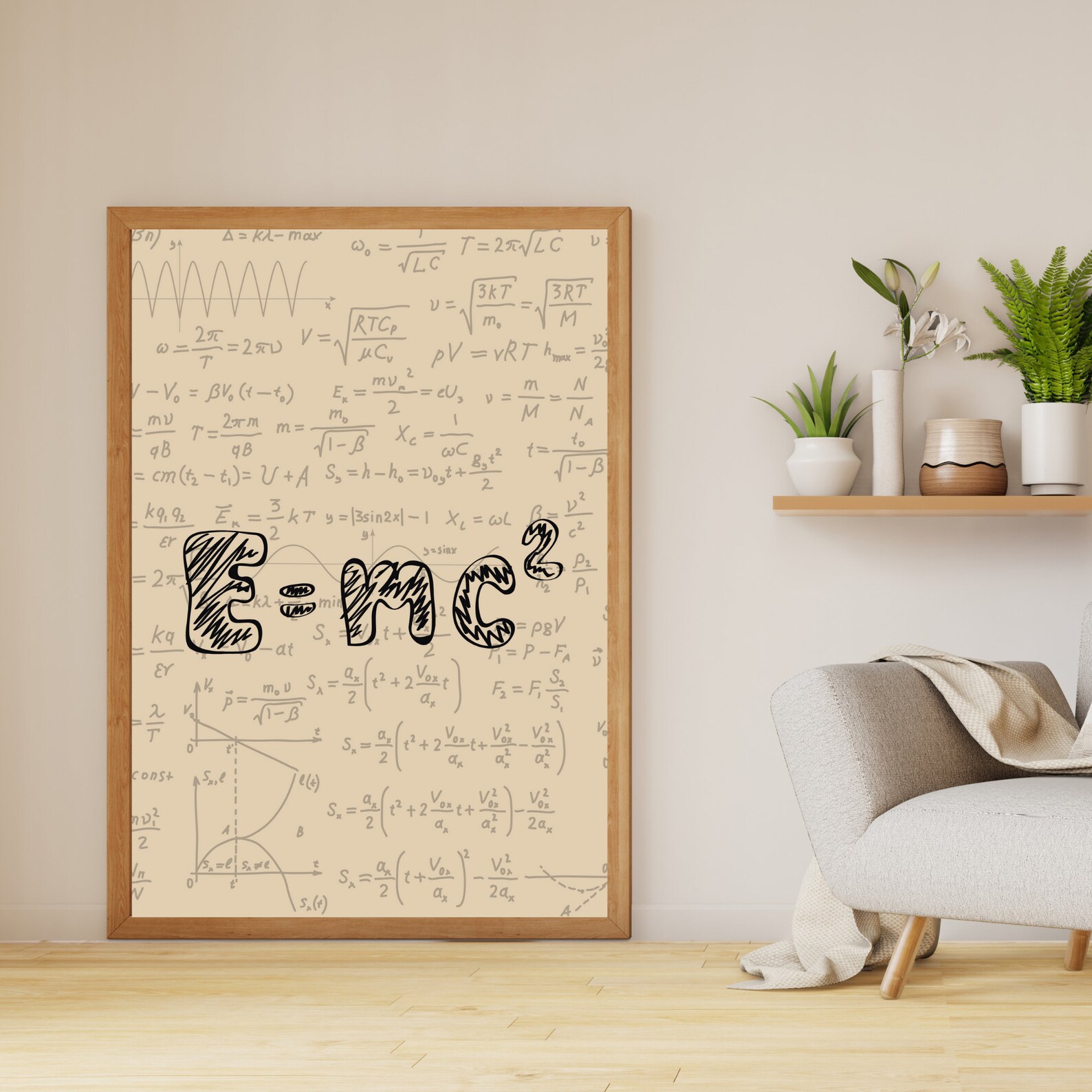 Albert Einstein Poster Set: E=MC2 Wall Art (digital Download) - Etsy