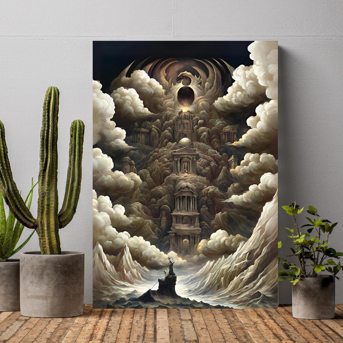 Olympus Tartarus Poster, Greek Mythology Art, Ancient God's Decor ...