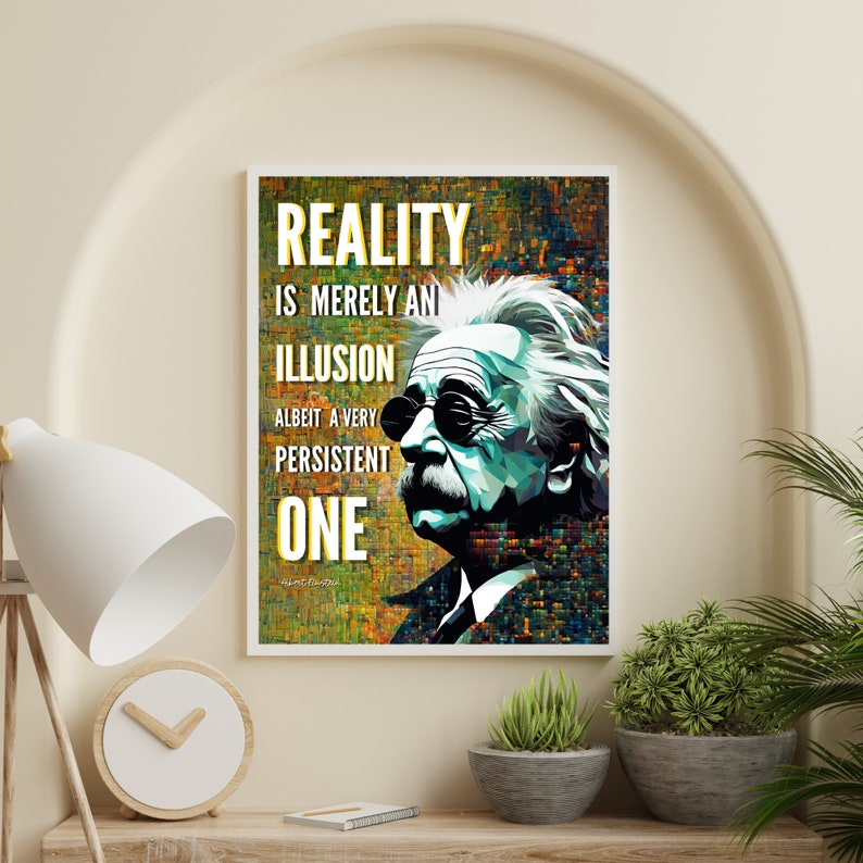 Albert Einstein Quote Poster, Einstein Large Poster, Einstein Quotes ...