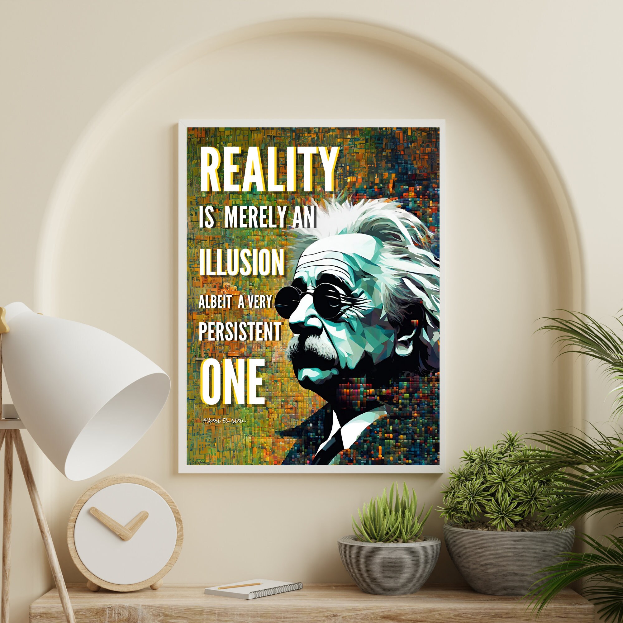 Albert Einstein Quote Poster, Einstein Large Poster, Einstein Quotes ...