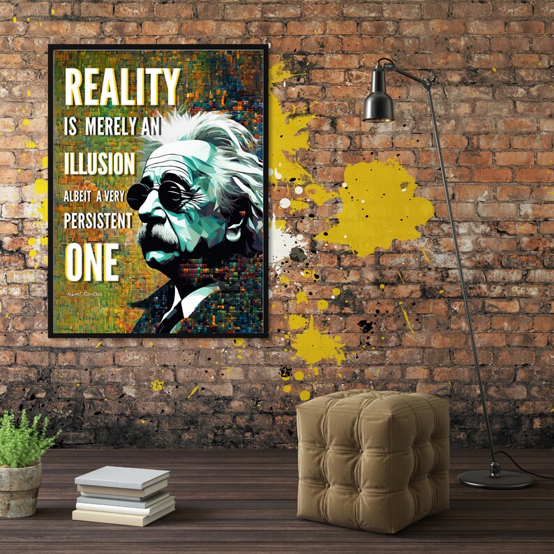 Albert Einstein Quote Poster, Einstein Large Poster, Einstein Quotes ...