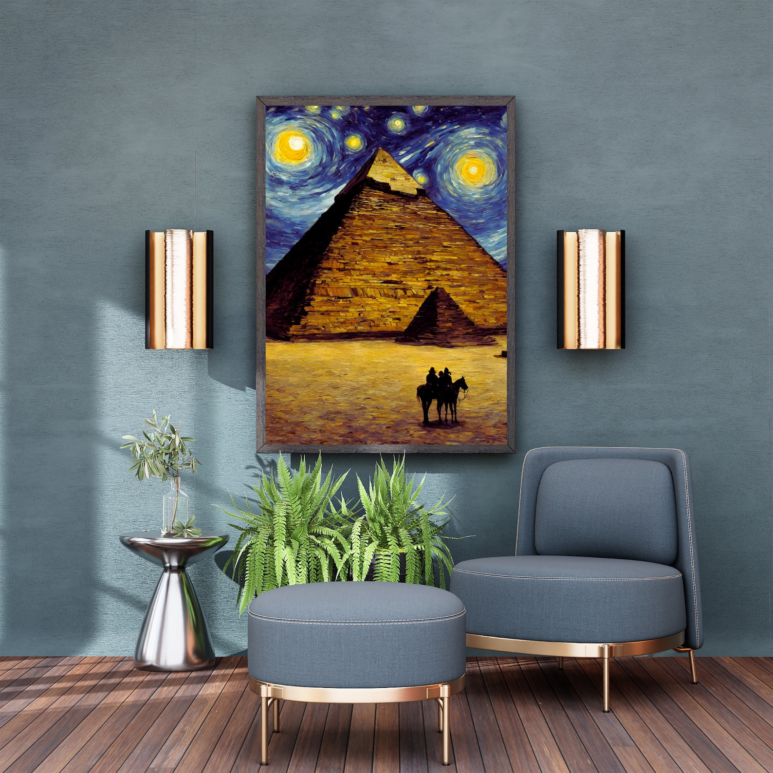 Great Pyramid Wall Art, Giza Pyramid Art Print, Giza Wall Art, Pyramid ...