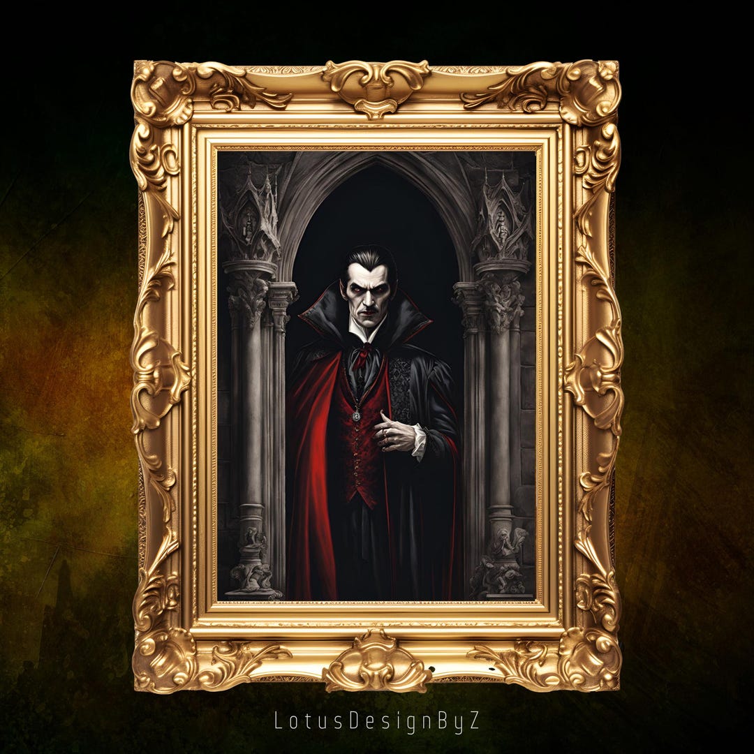 Dracula Art Print, Dracula Poster, Dracula Wall Art, Dracula Print ...
