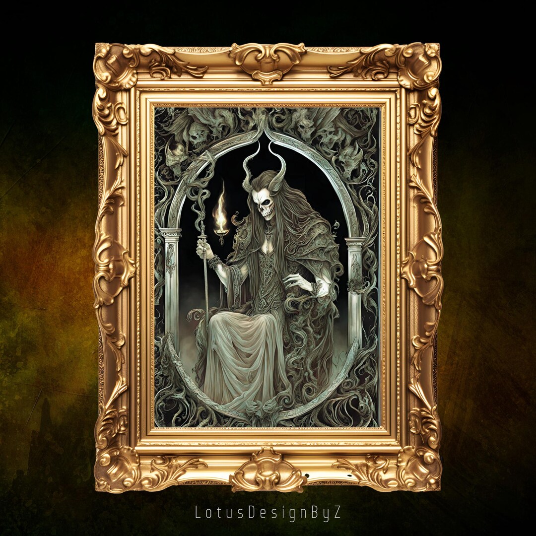 Hades Art Print, Hades Wall Art, Hades Art, Hades Print, Dark Academia ...