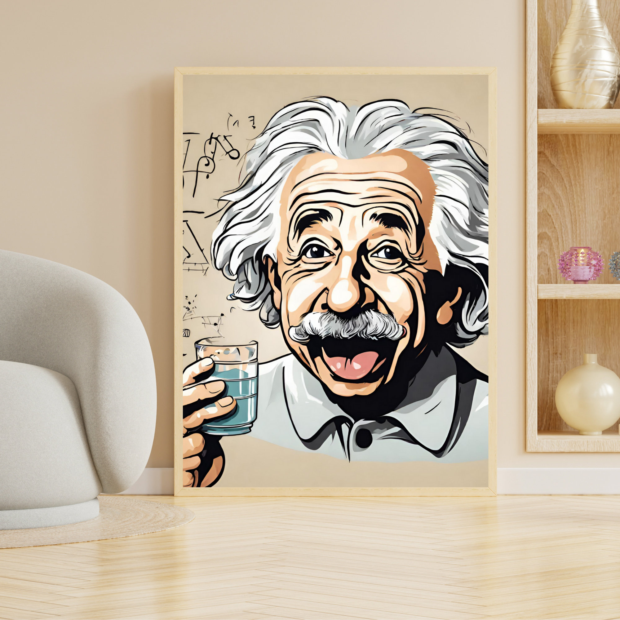 Einstein Poster Set Physics Classroom Decor, Teacher Gift Idea ...