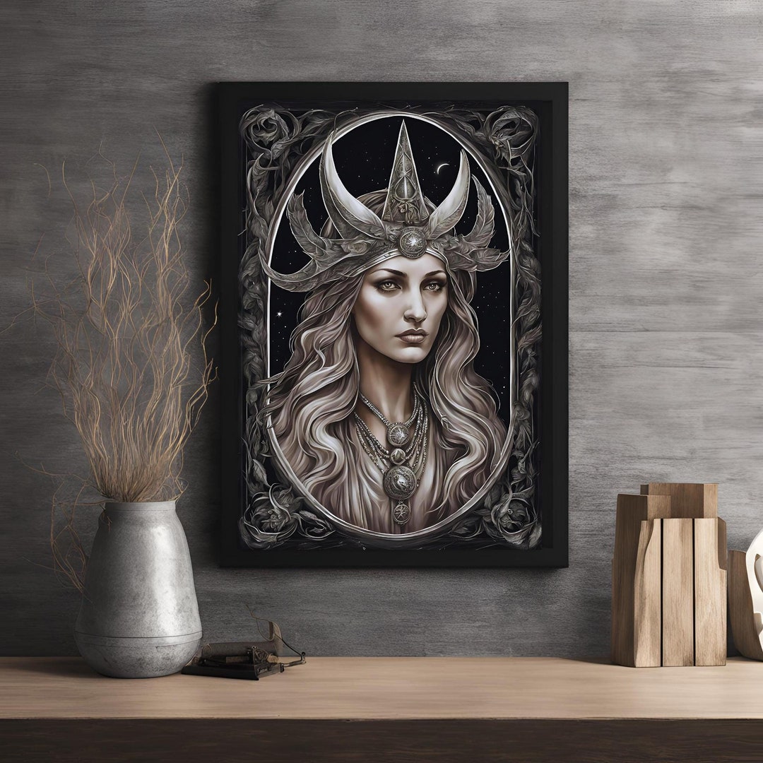 Hekate Digital Poster, Hekate Wall Art, Goddess Art, Gothic Wall ...