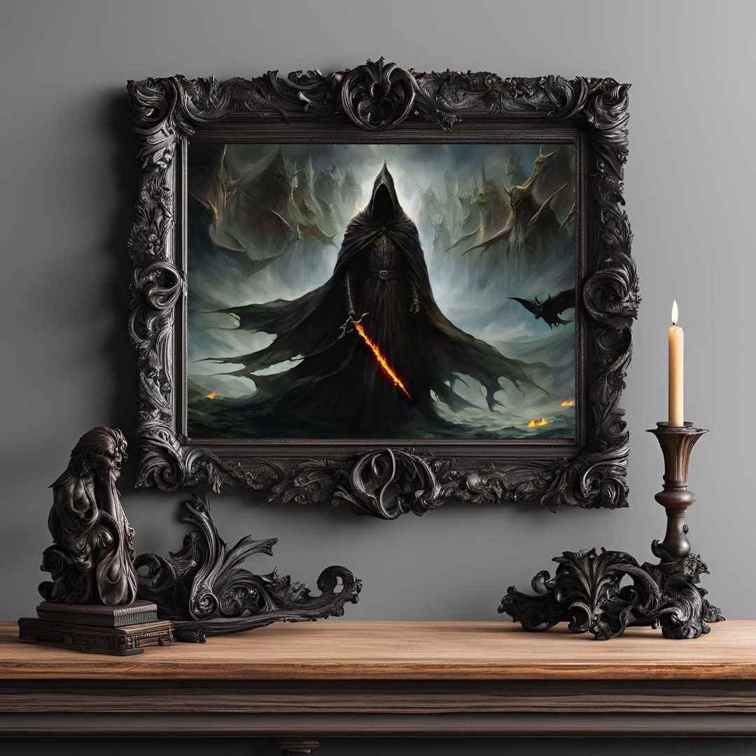 Nazgul Wall Art Print, Nazgul Wall Art, Nazgul Poster, Mordor Wall Art ...