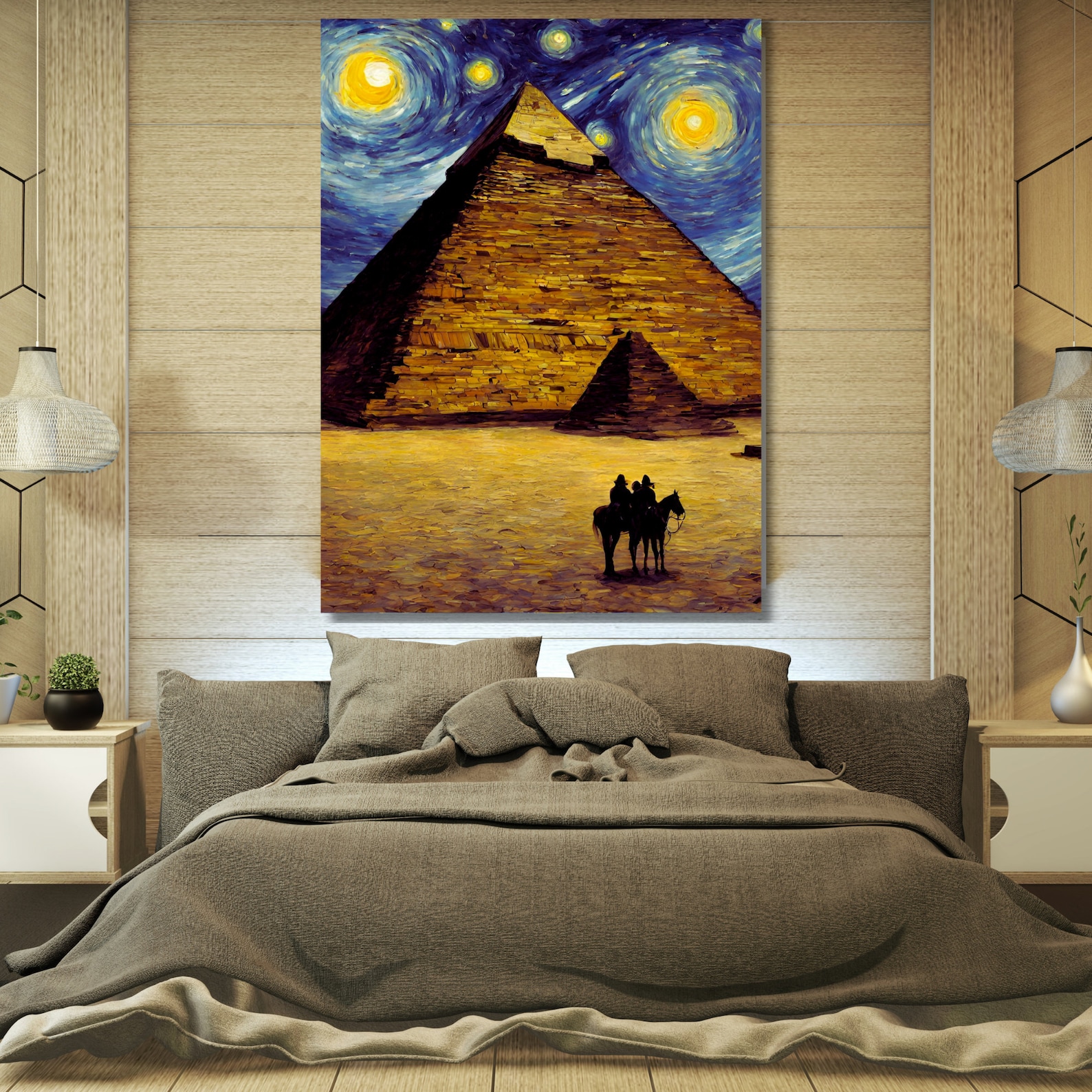 Great Pyramid Wall Art, Giza Pyramid Art Print, Giza Wall Art, Pyramid ...