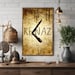 Vintage KENAZ RUNE Poster Norse Symbol Art Print Scandinavian Wall Art ...